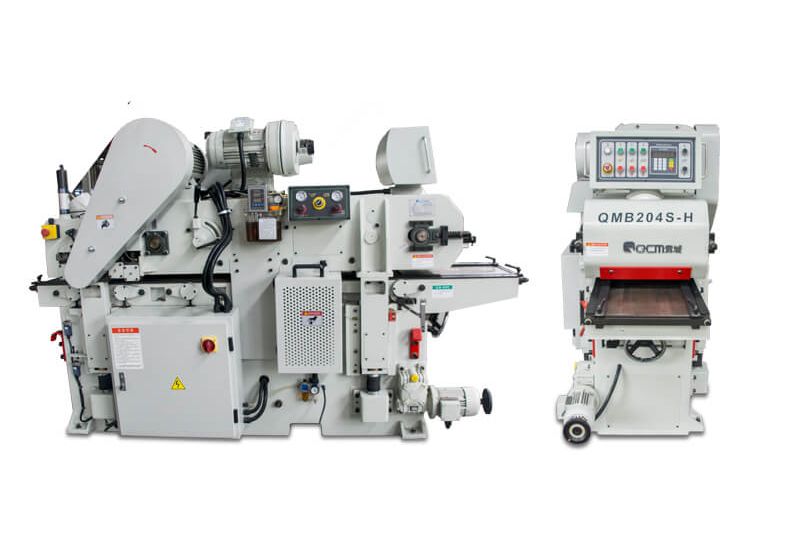 Double Side Planer with Spiral Cutter Helical Cutter QMB204S-H - Smart ...