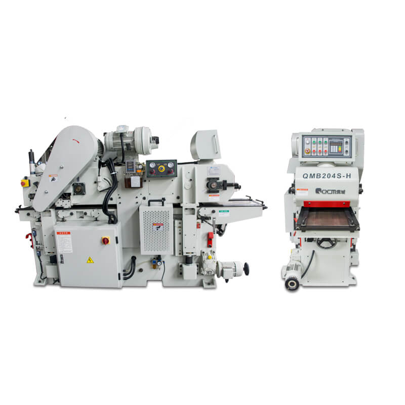 Double Side Planer with Spiral Cutter Helical Cutter QMB204S-H - Smart ...